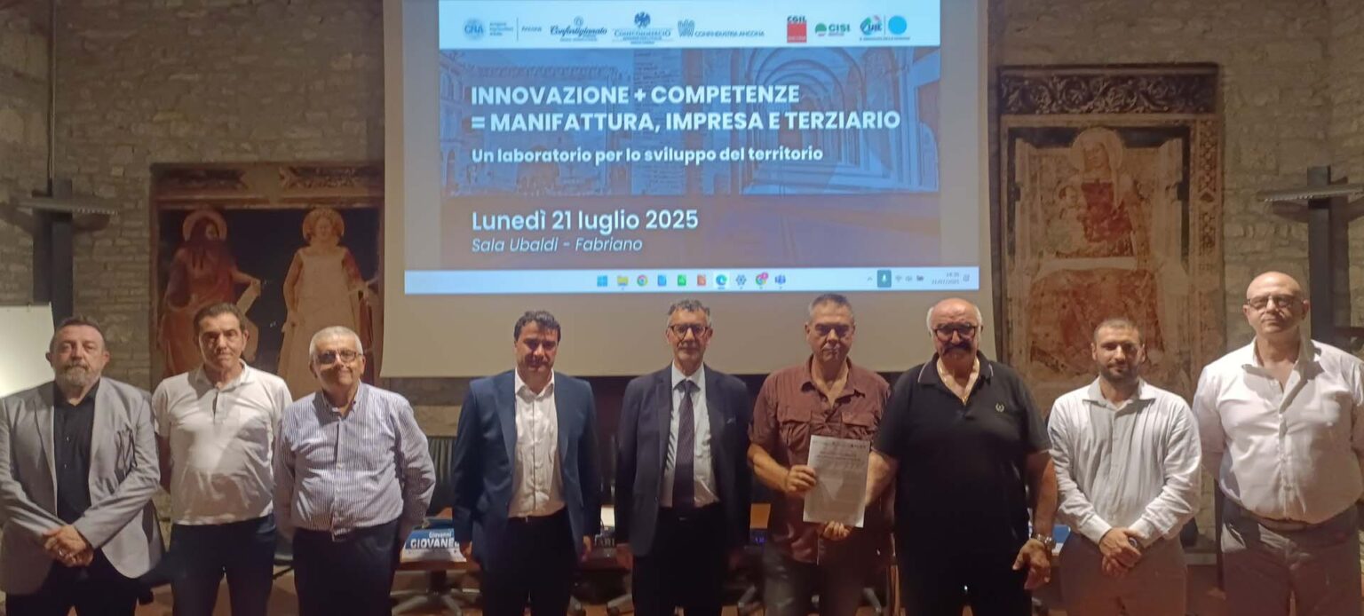 Patto tra parti economiche e sociali per restituire a Fabriano il suo ...